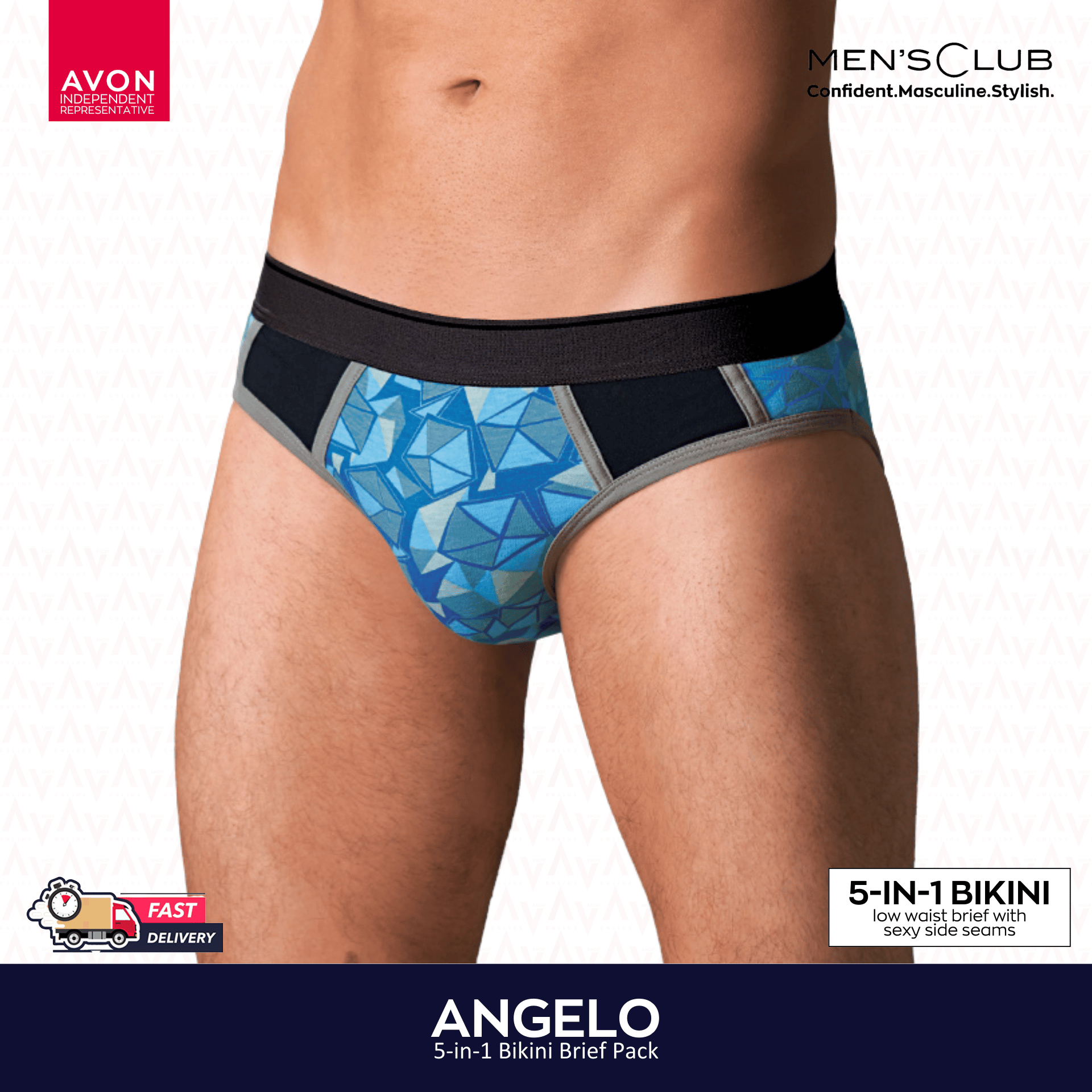 AVON ANGELO 5-in-1 Bikini Brief Pack - S to XL | Shopee Philippines