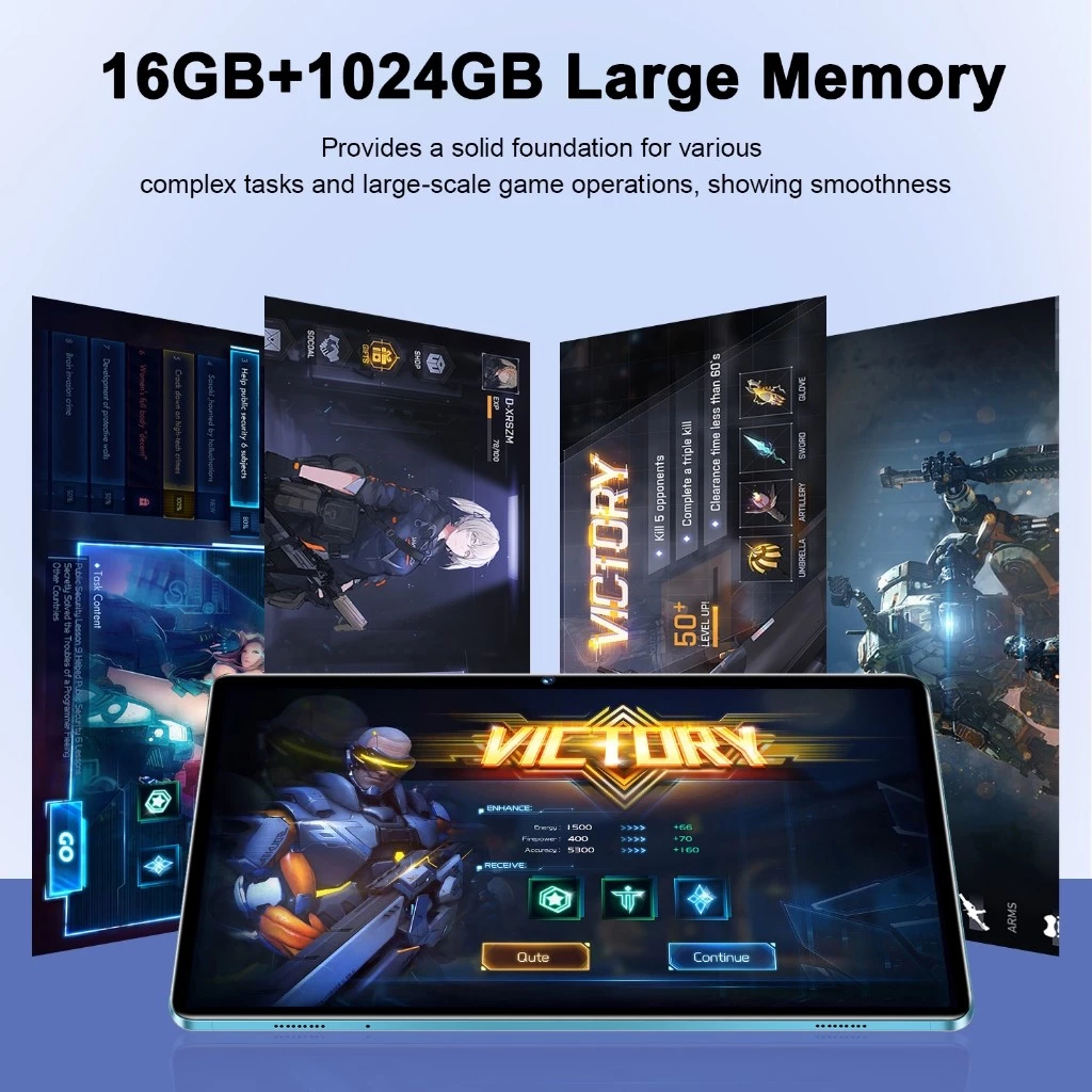 Best-selling Tablet P80 MAX Pad Android Tablet 5G Dual SIM 12+512GB ...