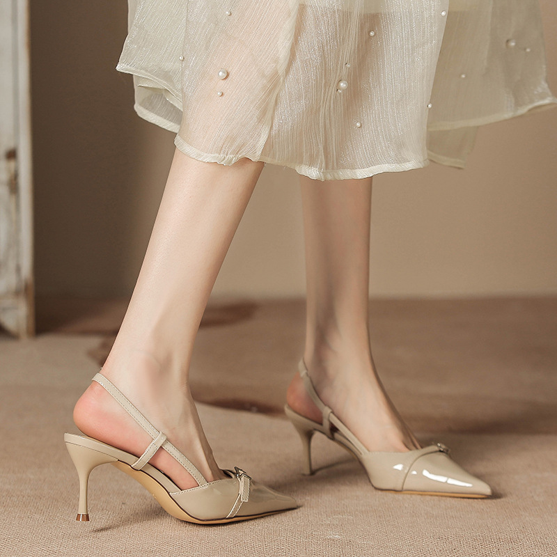 Henice Korean Pointed Toe Heels Sandals Elegant Stiletto High Heel for ...