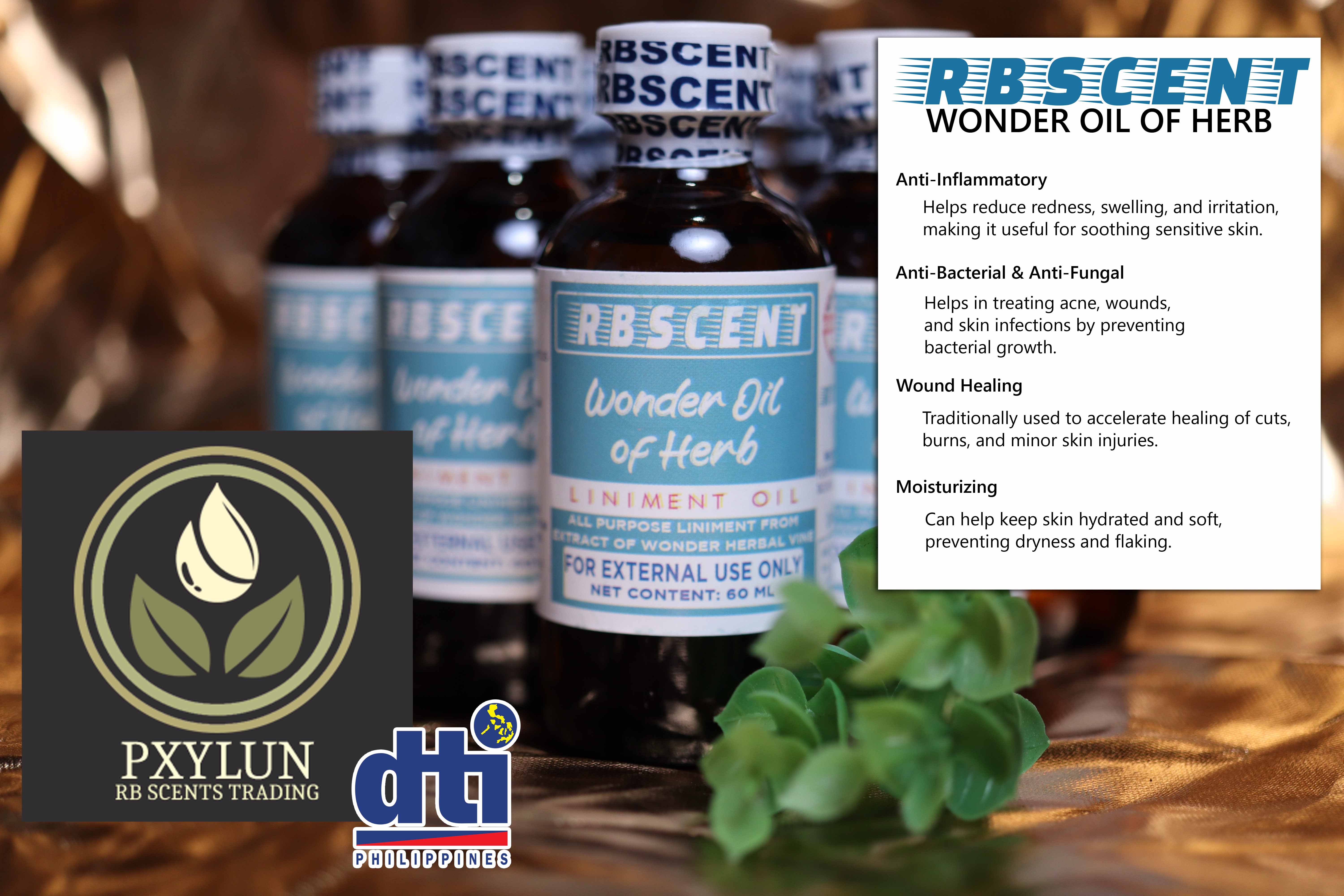 RBSCENT LINIMENT OIL 60ML | Shopee Philippines