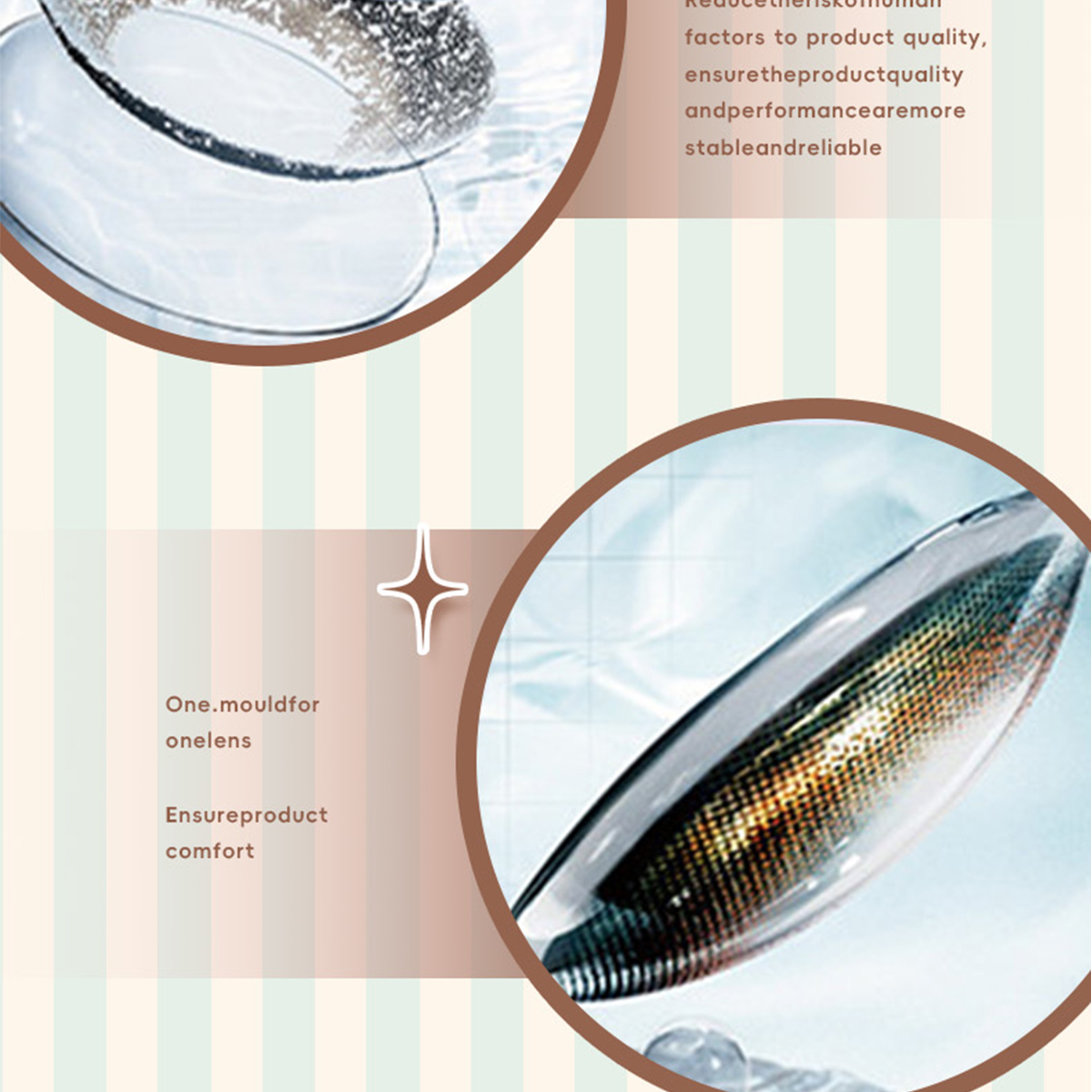 COCOLENS BUY 1 FREE 1 College Students graded contact lens brown gray ...