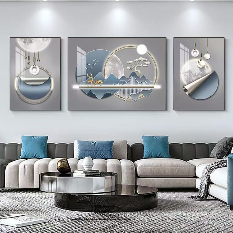 Abstract Living Room Porch Decorative Mural Home 3D Wall Bedroom ...