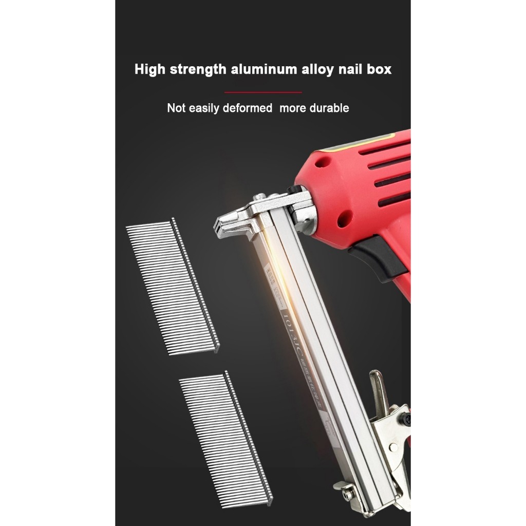 Pneumatic Nail Gun Heavy-Duty Nail Gun Hand Tool 220V Electric Nail Gun ...