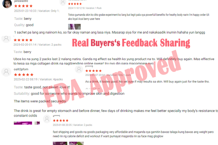 Weekit7 Acai Berry Powder FDA Organic Beauty Juice Anti-Aging Detox ...