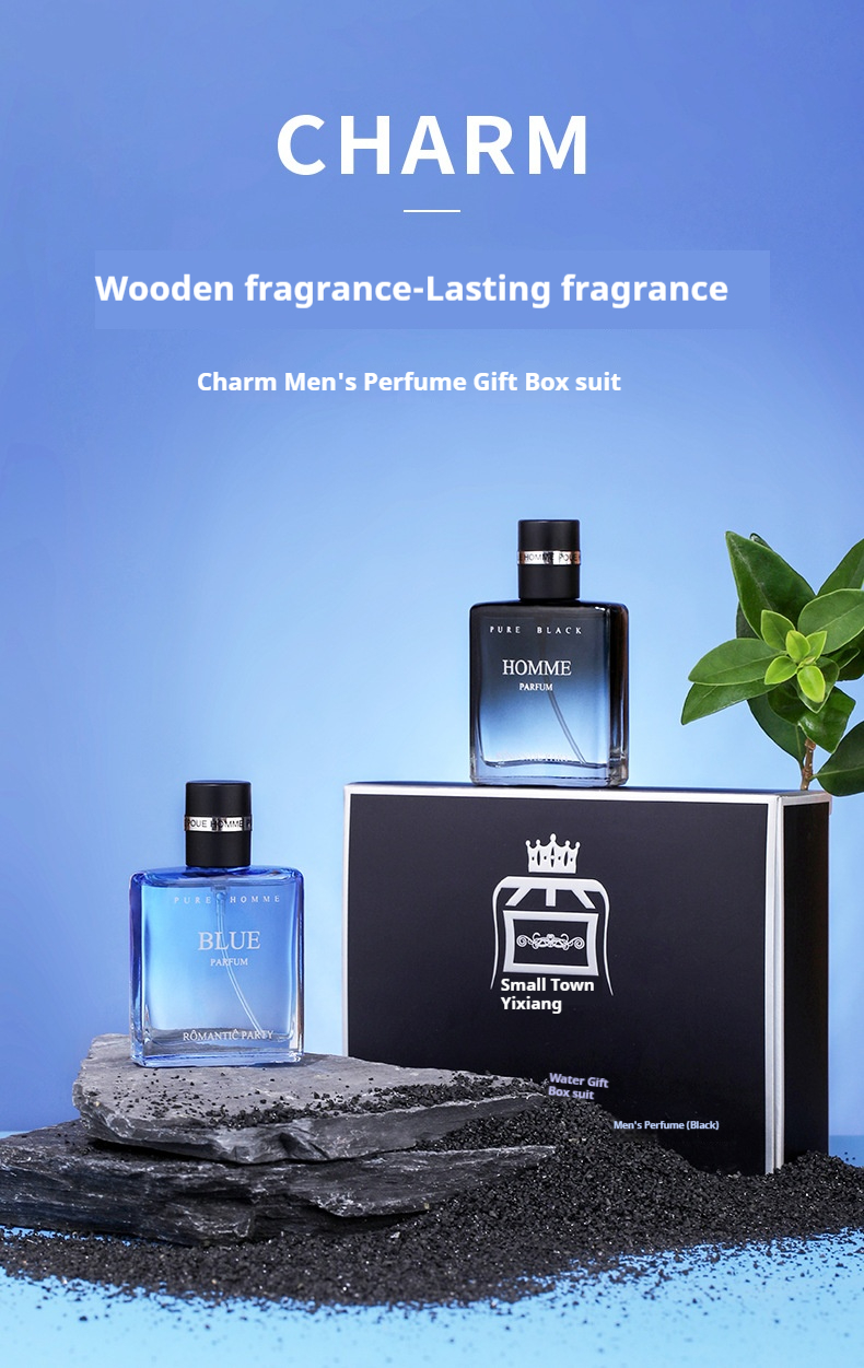 Genuine glamour gift box men's perfume fresh and long lasting light ...