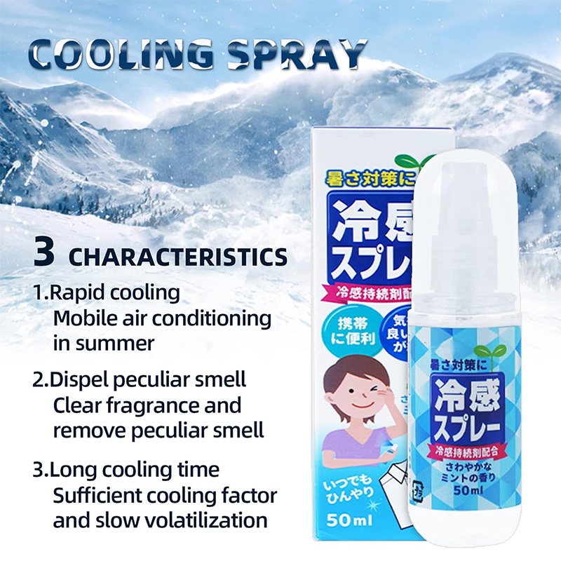 Cooling Spray Summer Home Car Dual-Use Dry Ice Cooling Spray Quickly ...