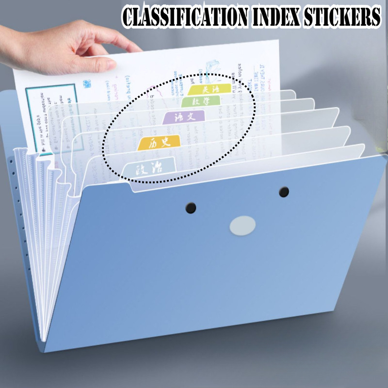 Long/A4 Size Expanding File Folder With Clipboard Folder Organizer 8 ...