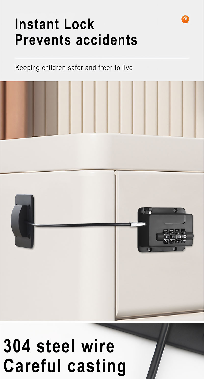 Cryptographic Refrigerator Door Lock Strong Adhesive Freezer Door Lock ...