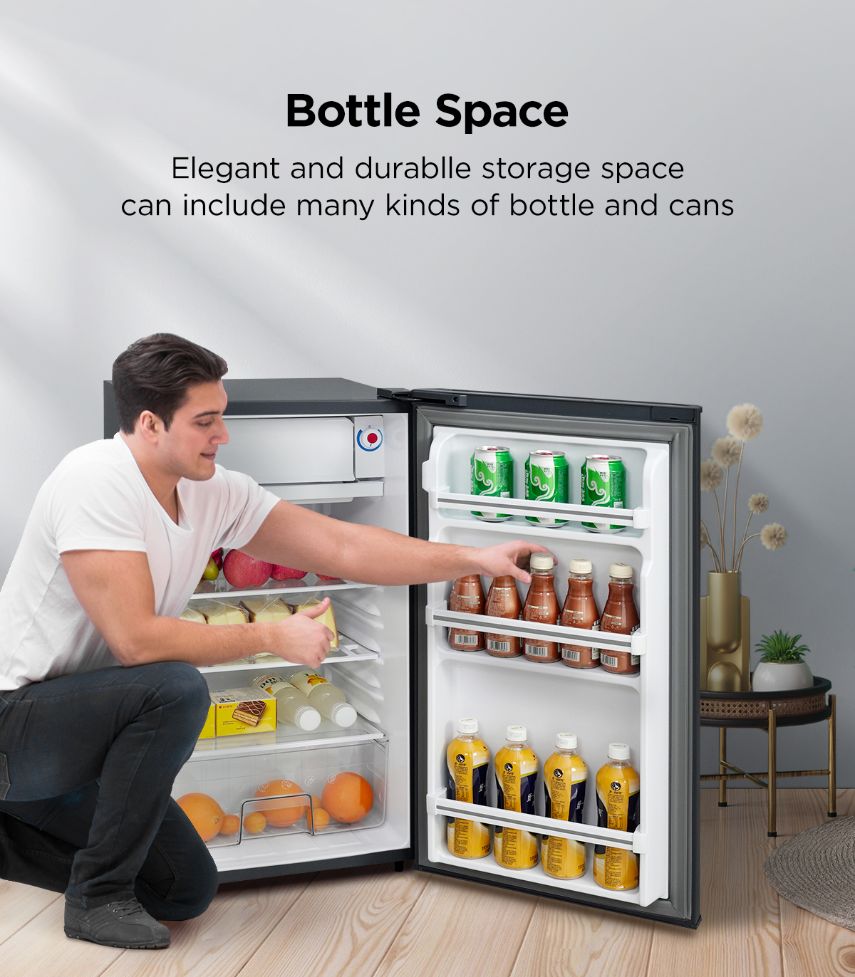 TCL Single-Door Refrigerator - TR-PHB REF (Black) 1.8 & 3.5 cu.ft ...