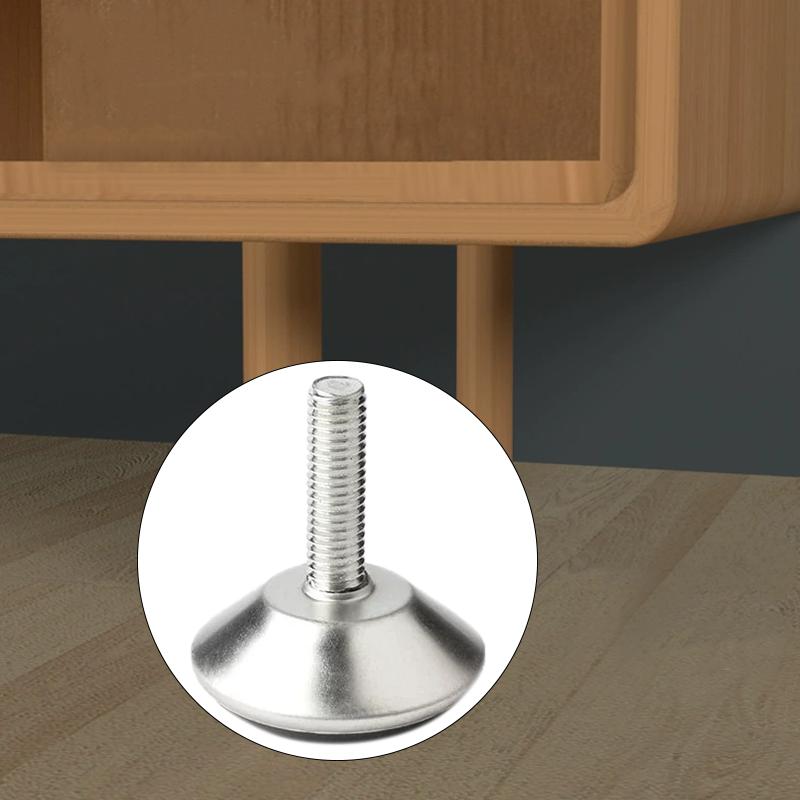 4pcs Levelling Machine Feet M8 Stainless Steel Adjustable Furniture ...