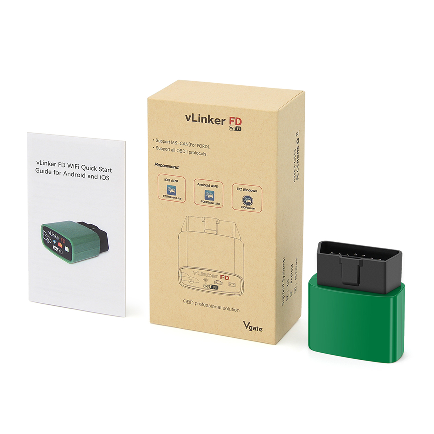 Vgate vLinker FD WiFi OBD2 Scan Tool, Diagnostic Code Reader for iOS ...