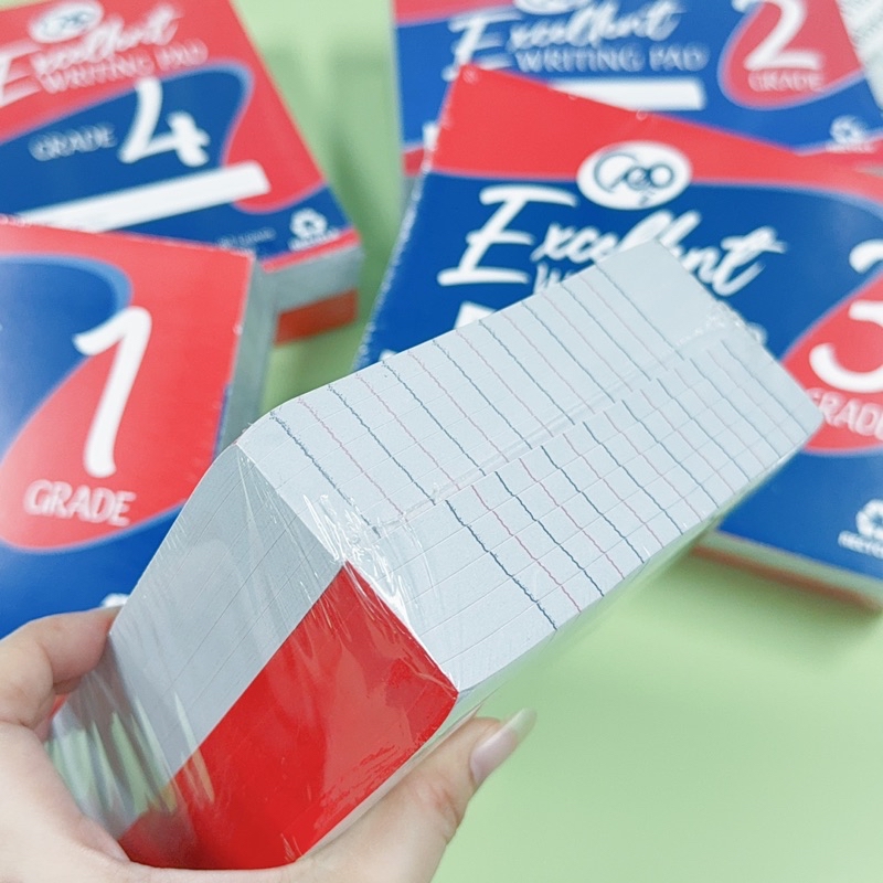 Writing Pad 80lvs For Grade 1,Grade 2,Grade 3,Grade 4 10pads (1 Ream ...