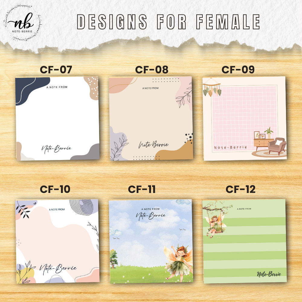 Customized / Personalized Notepad Memo Pad Giveaway Gifts (Non Sticky ...