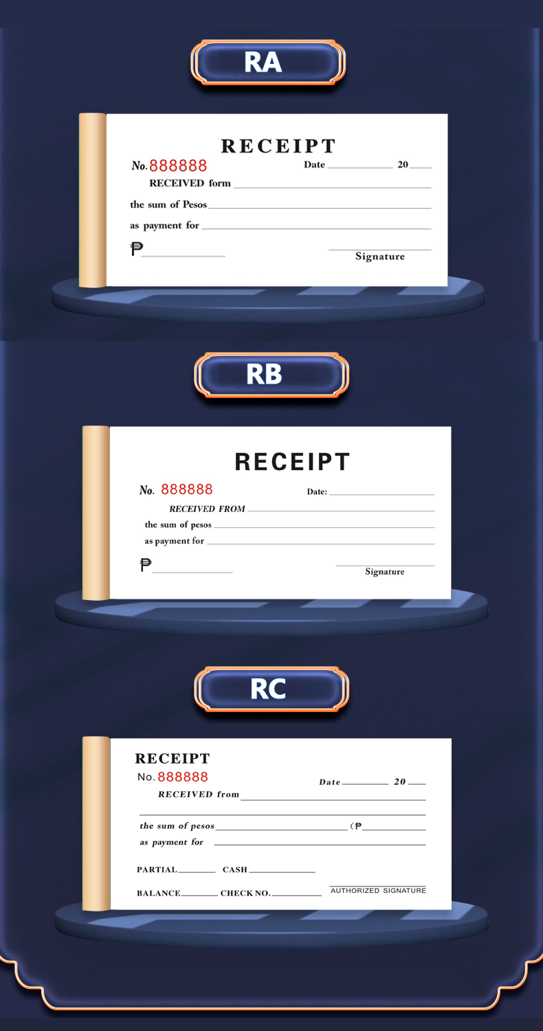 Delivery Receipt Temporary Resibo Paper With Carbon Official Receipt ...