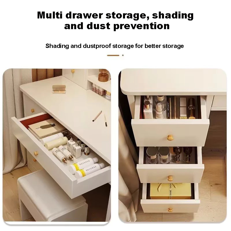 Dressing Table dresser Bedroom Minimalist Modern Ins Dressing Table ...