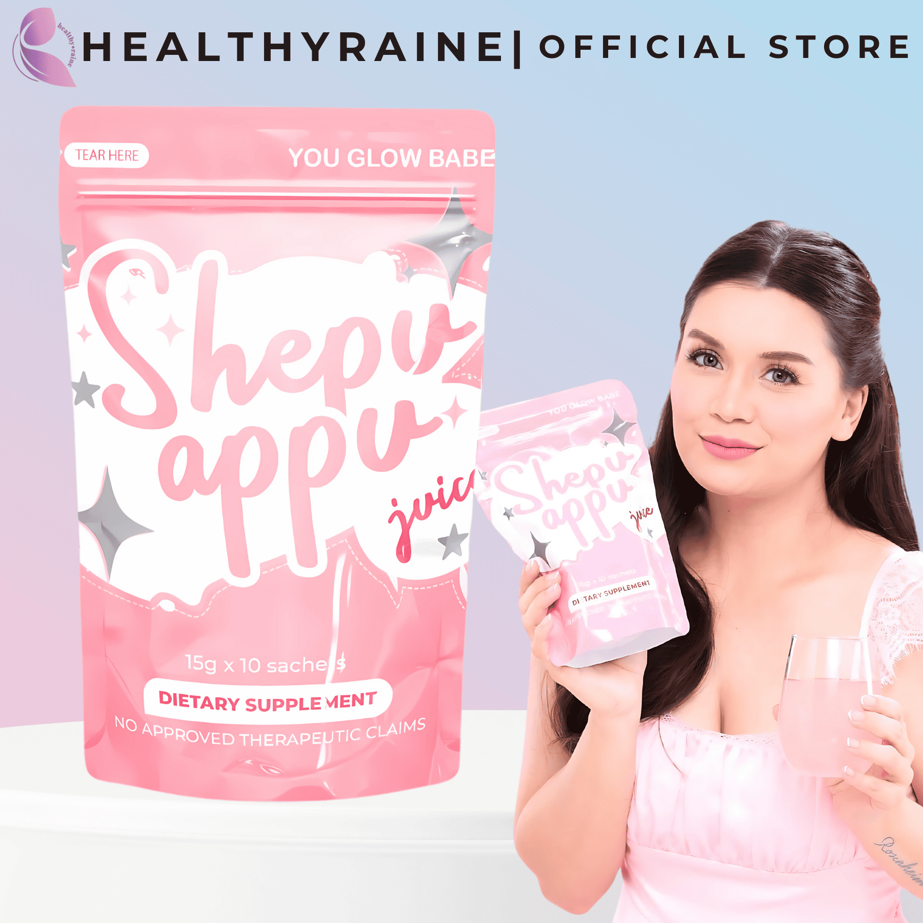YOU GLOW BABE Shepu Appu Juice Whitening and Slimming Drink for Radiant ...