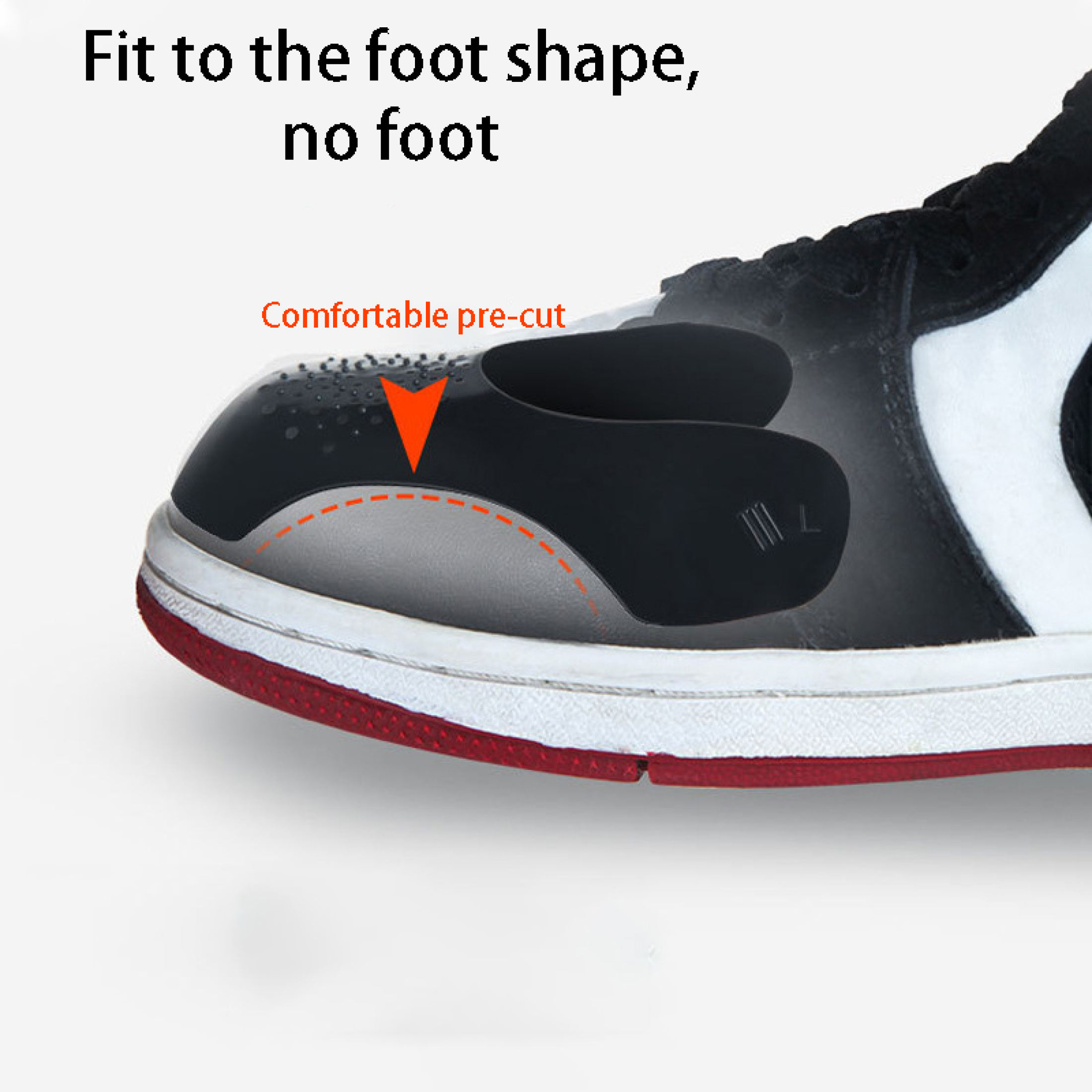 1 Pair Shoe Shield for Sneakers Shoe Guard Crease Protector Anti Crease ...