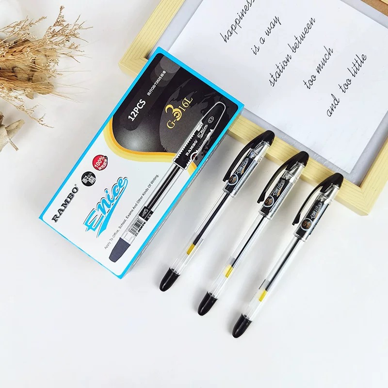 1box/12pcs Neutral pen signature pen student special pen office neutral ...