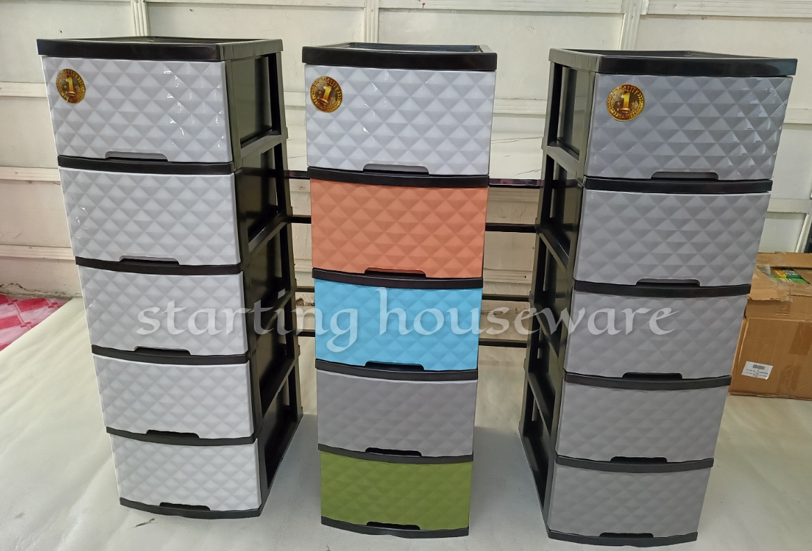 CWA-5L BENGAR DIAMOND DESIGN 5 LAYER DRAWER / CLOTHES ORGANIZER ...