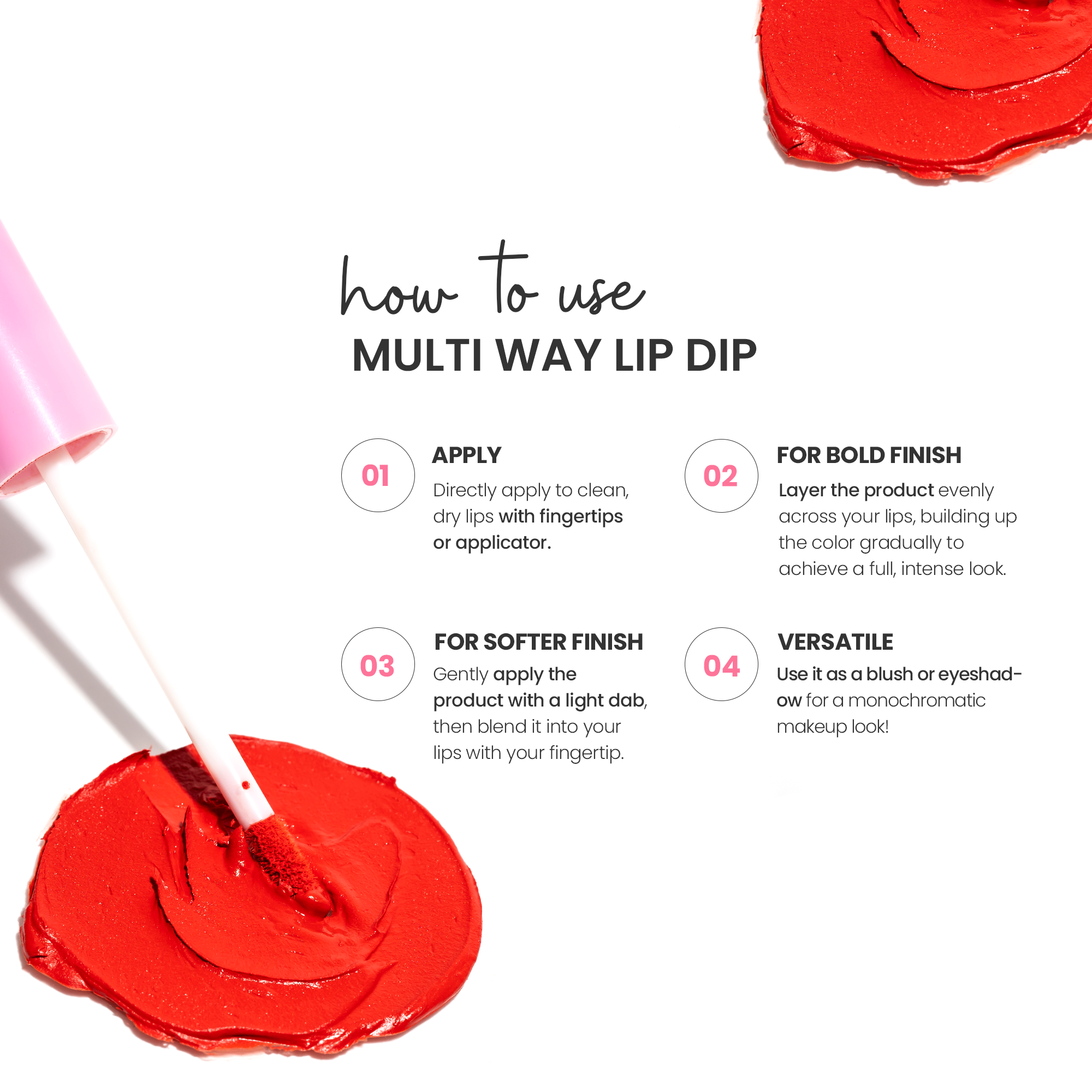 Multi way Lip Dip (21 to 40) 3ml - DC Formulations 01 Lightweight ...