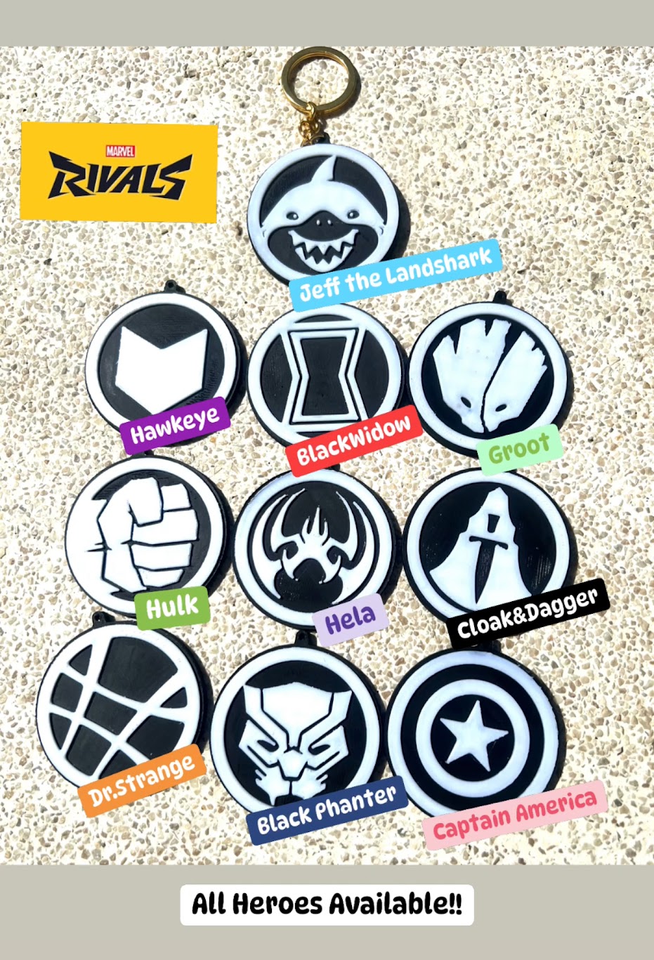 Marvel Rivals Keychain | Shopee Philippines