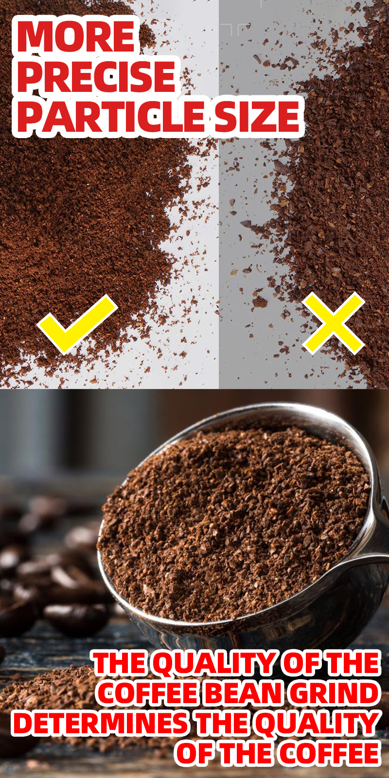 LAHOME Electric Conical Burr Coffe Grinder Mill Bean With 38 Setting ...