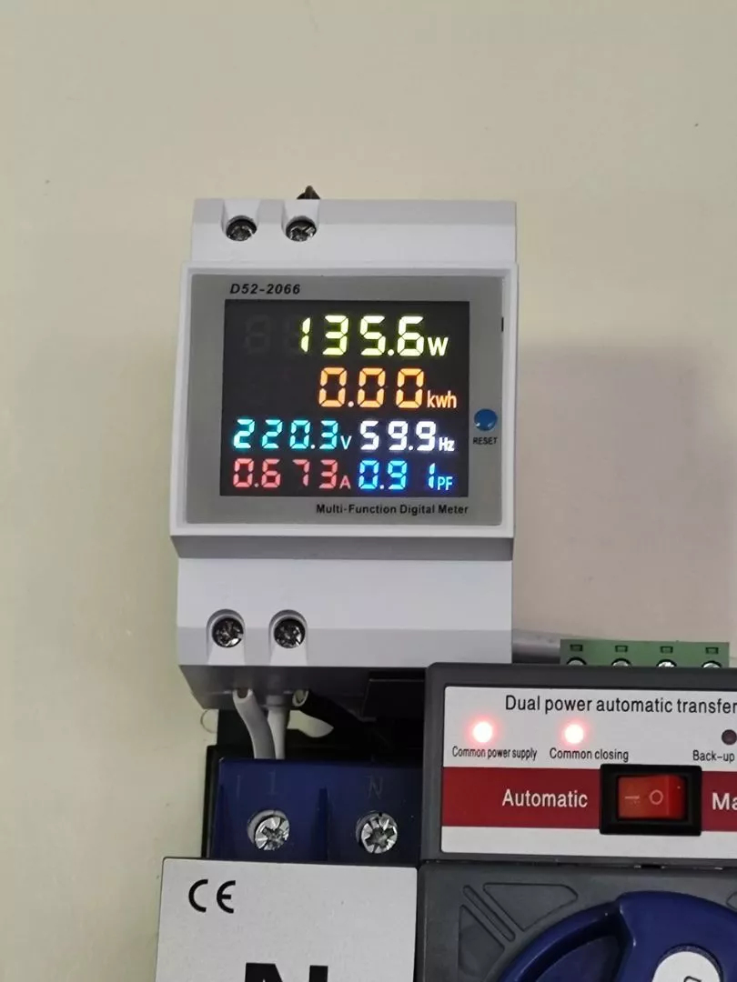 D52-2066 6IN1 AC Monitor 220V 100A Voltage Current Power Factor KWH ...