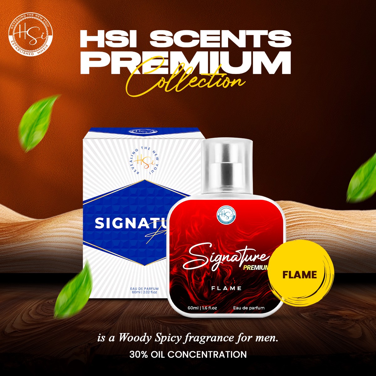 Signature Eros Flame Premium Edition 30% Oil Concentration 60ml For Men ...