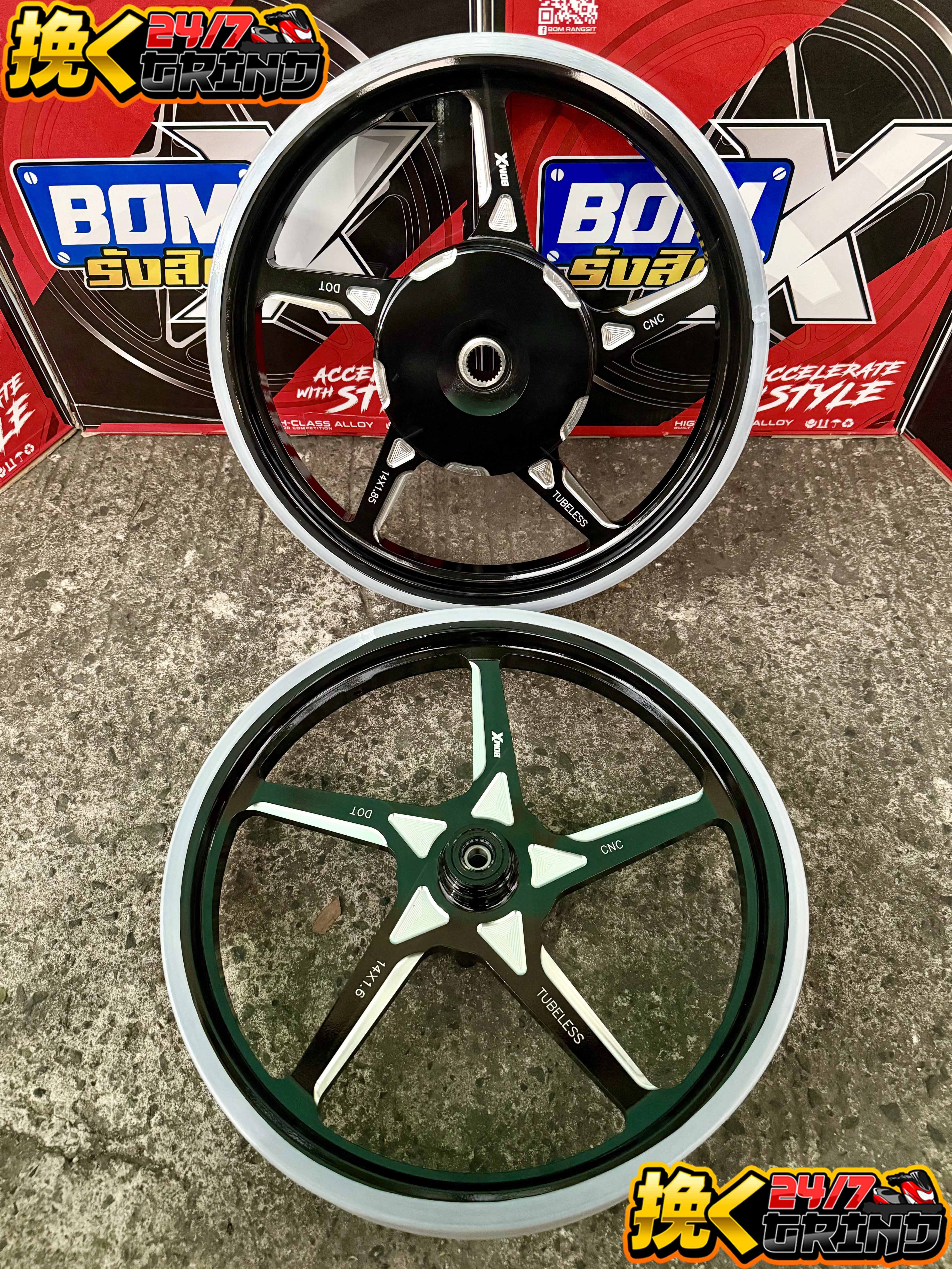 BOM RANGSIT MAGS Vela For Honda Click 125 / 125 v1 v2 v3 (6 Spokes ...