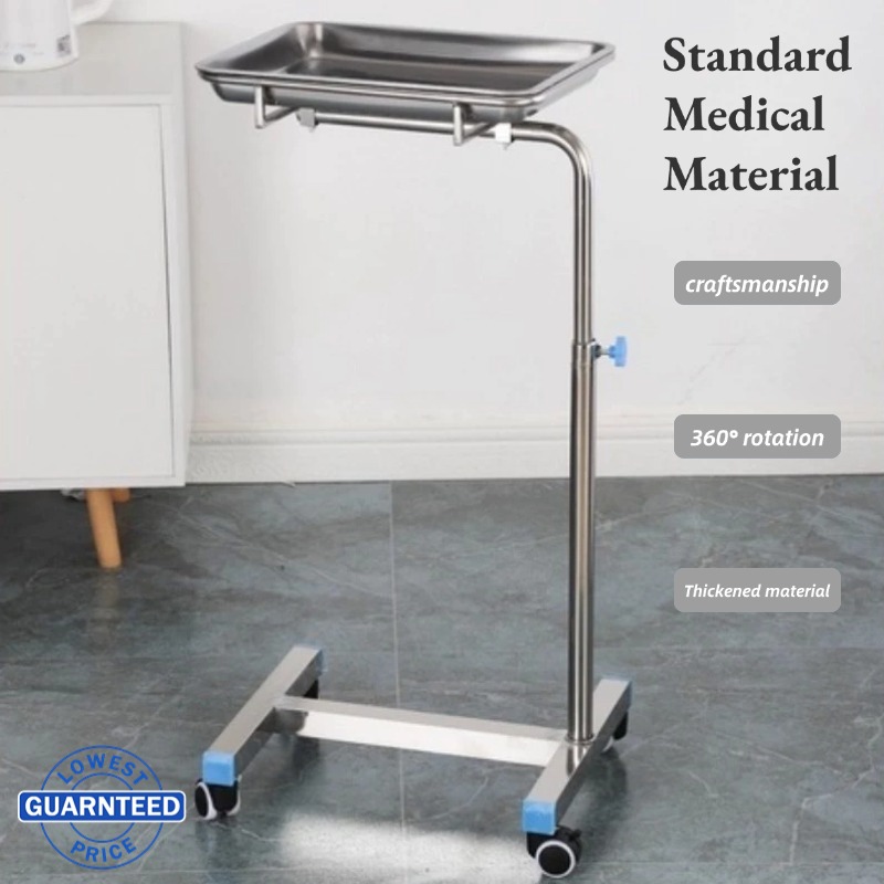 【In Stock】Medical Cart Operating Room Tray Rack Adjustble Height ...