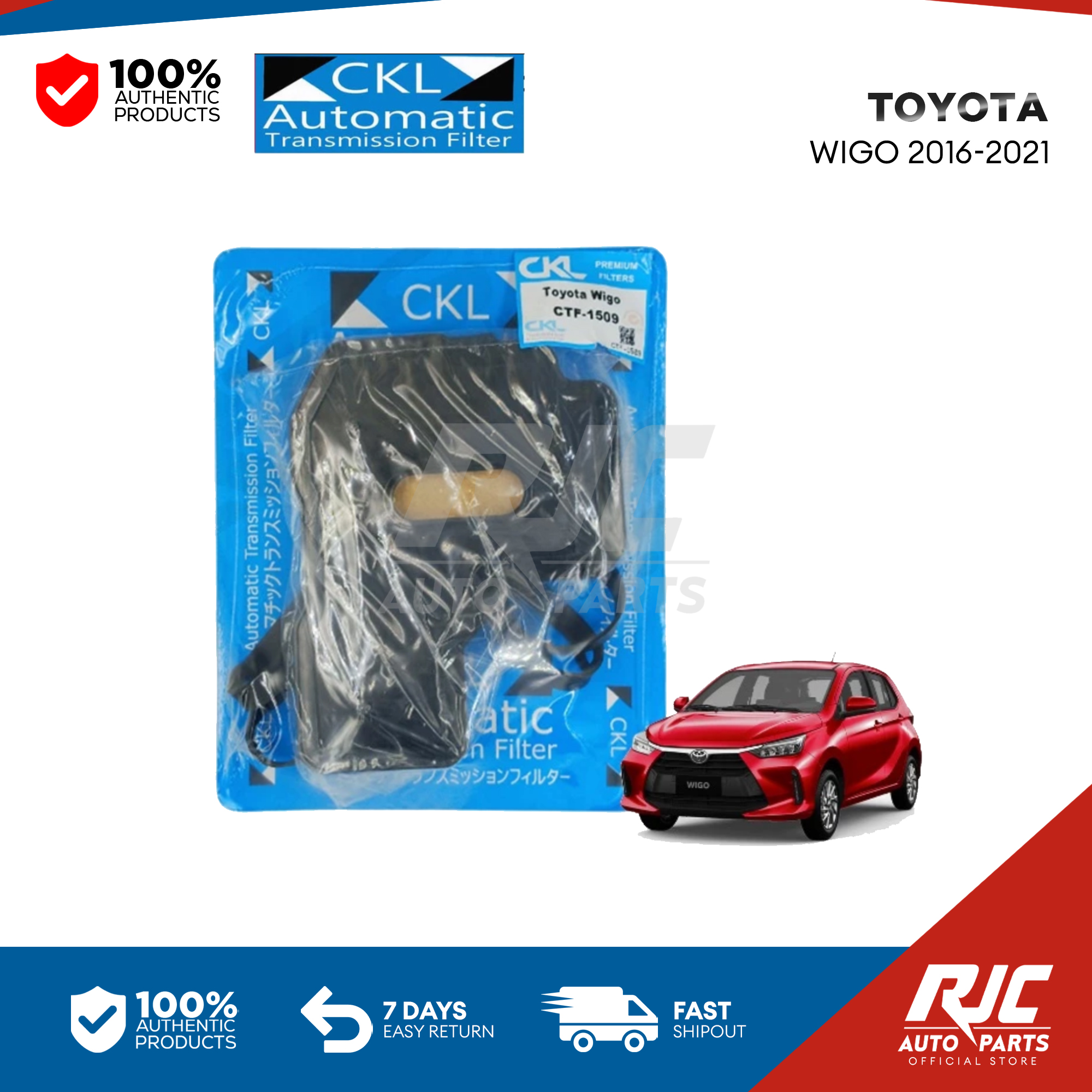 CKL TRANSMISSION FILTER TOYOTA WIGO 2016-2021 CTF-1509 ( 1 PC ...
