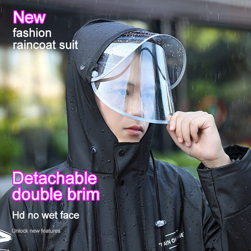 Fashion raincoat rain pants full body set trendy men's and women's ...