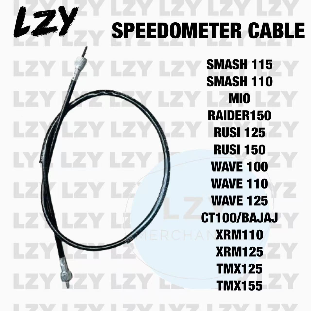 LZY Speedometer Cable Motorcycle TMX CT100 RUSI XRM MIO WAVE SMASH ...