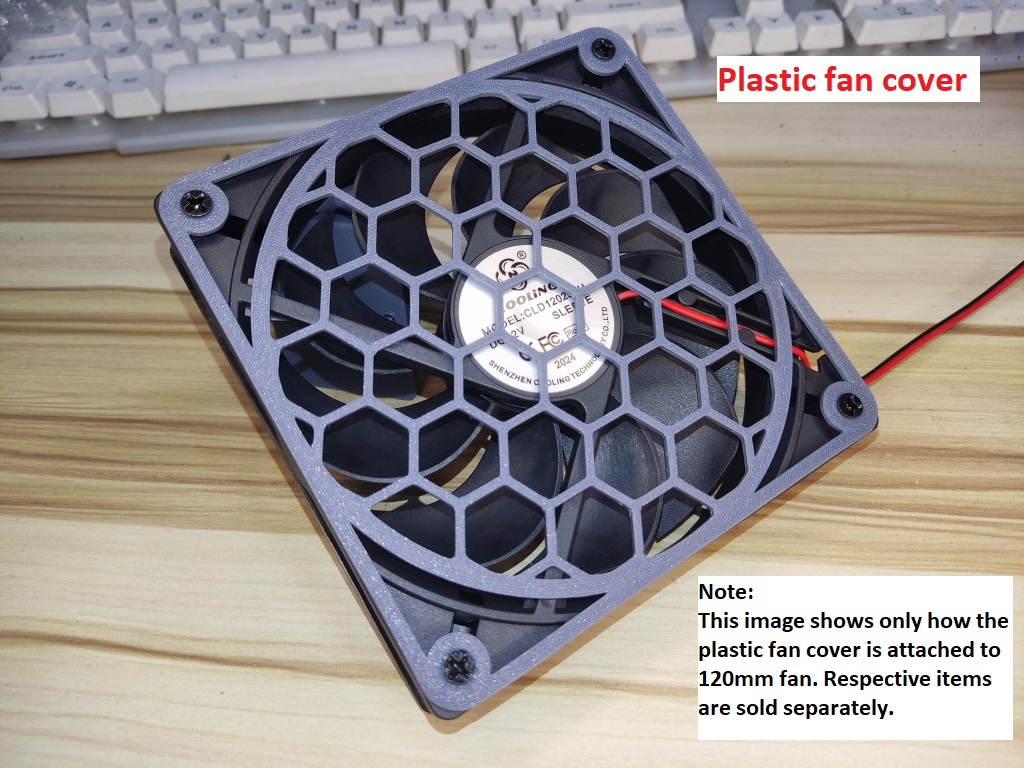 120mm fan cover fan grill plastic fan cover honeycomb design ...