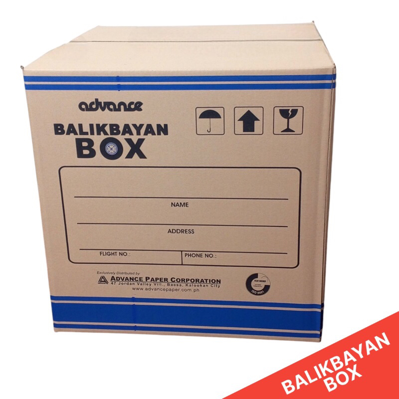 1pc Heavy Duty Balikbayan Box Storage Box Travel Box Brown 20x20x20 ...