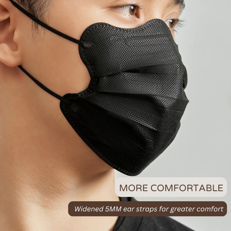 50pc 3D Face Mask Face-Lifting Butterfly Facemask V-shaped Mask Design ...