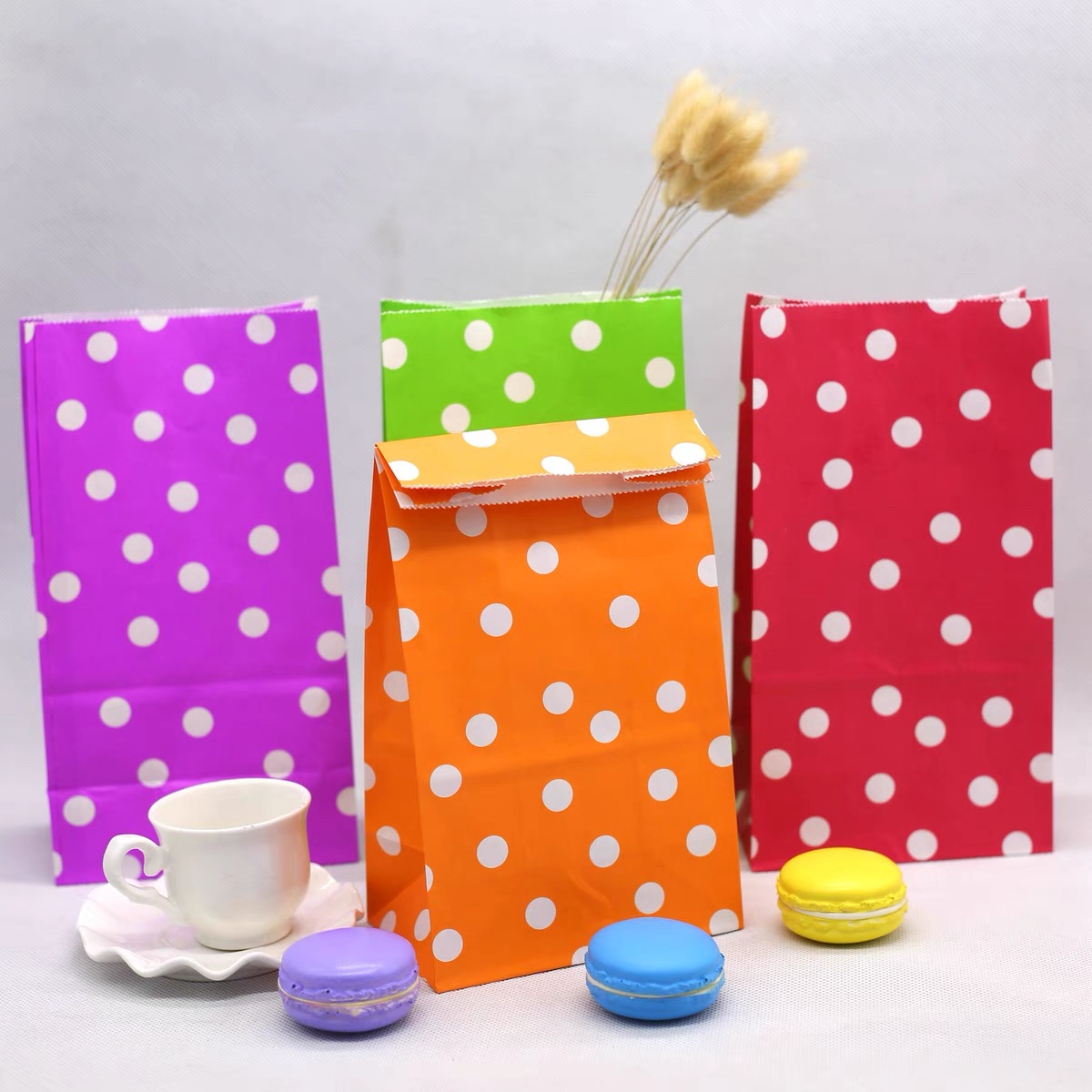 10 Pcs Kraft Paper Packing Bag for Christmas Gifts / Wedding Candy ...