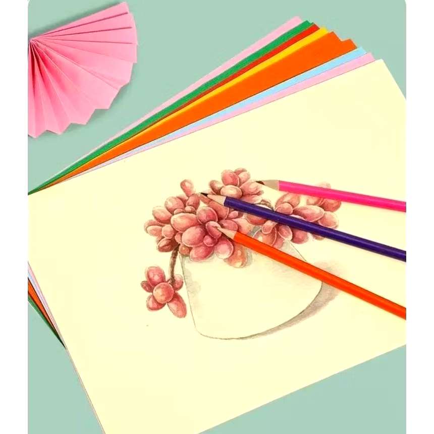 A4 Color Paper 100 Sheets (210x297mm) - Inkjet Orisami Pintar Paper ...