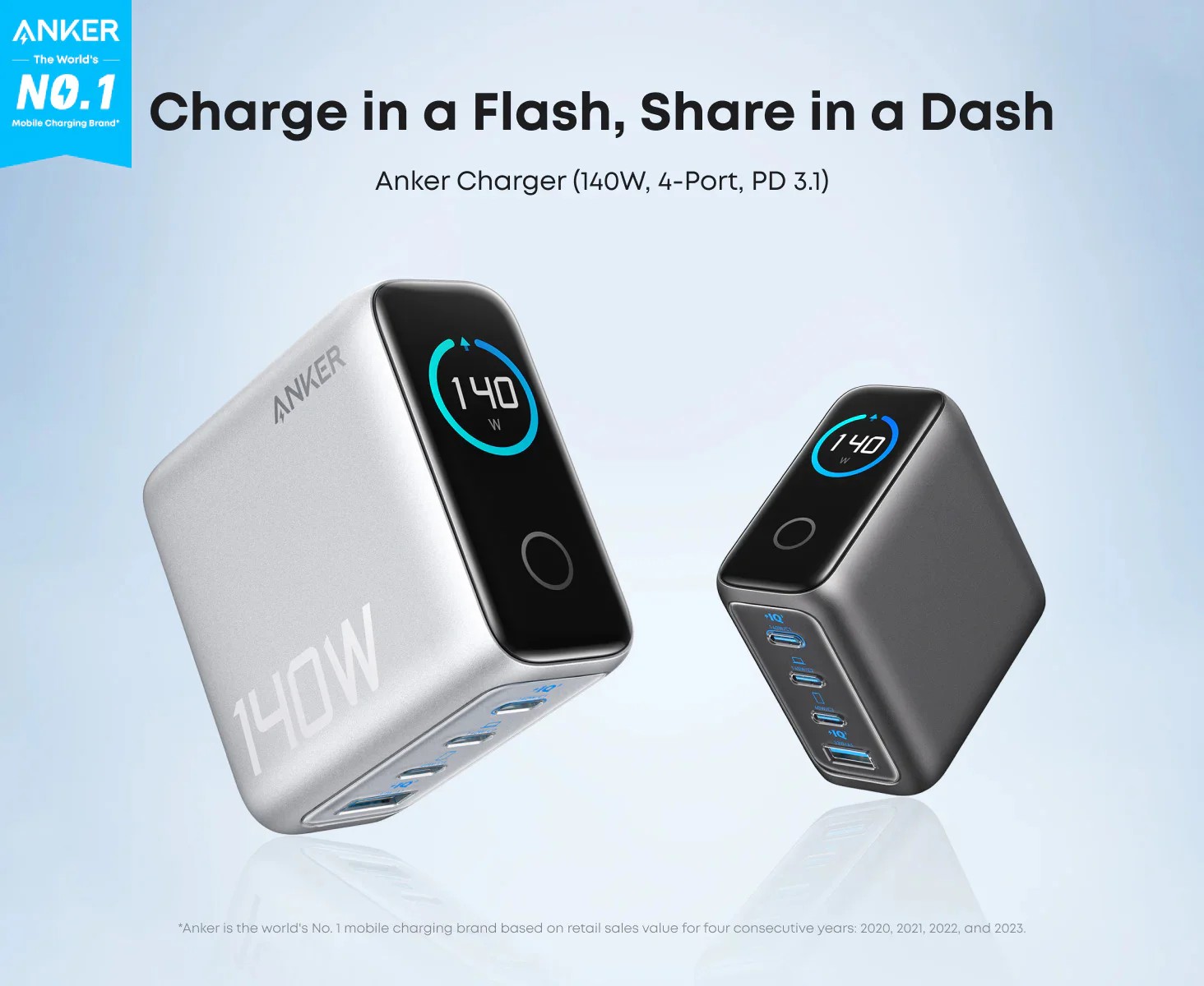 Anker Fast GaN Charger 4-Port 140W Wall Charger | Shopee Philippines