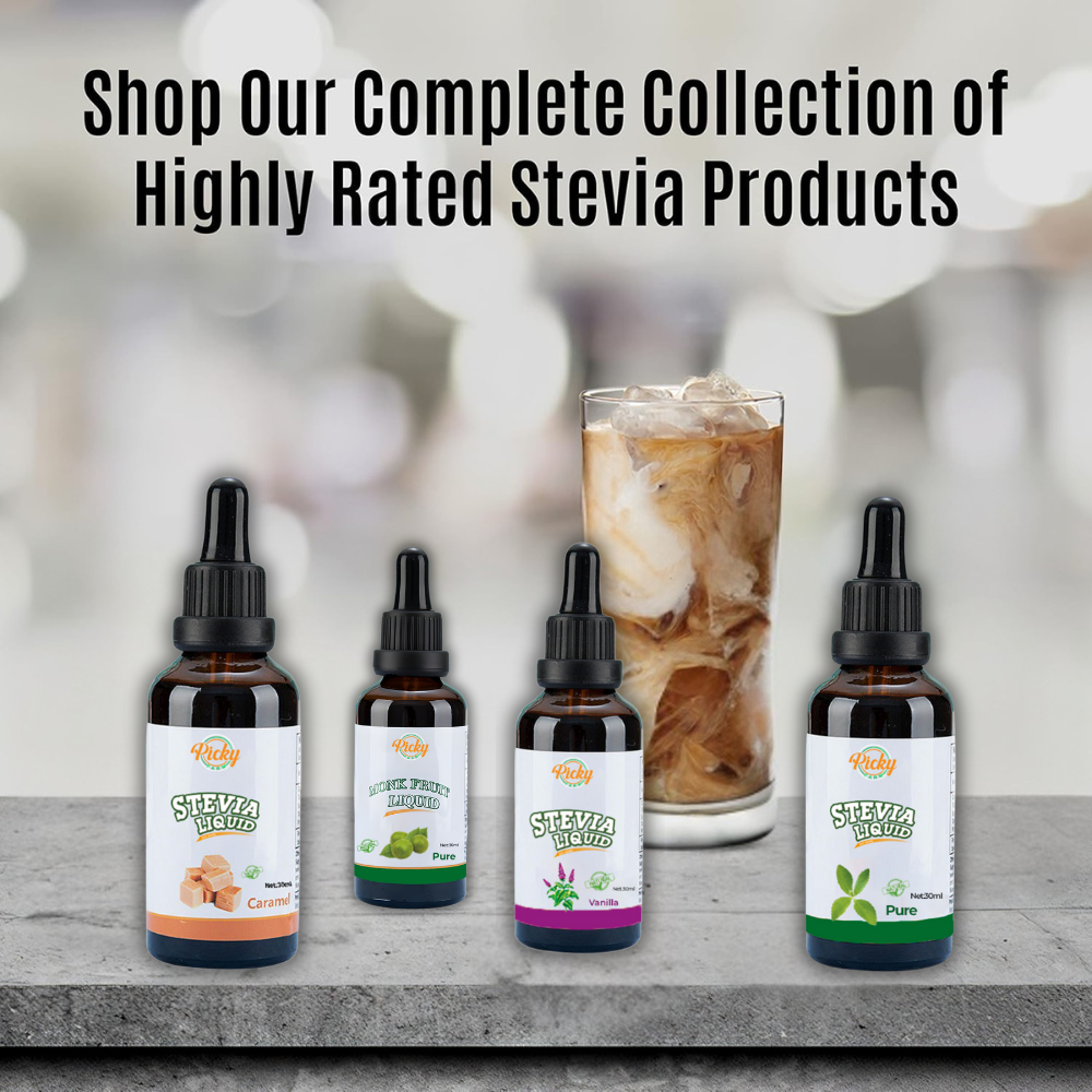 Sweetener Drops & Monk Fruits, 30ml | 100% Natural Liquid Sweetener ...