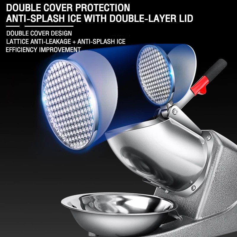 2/4/8 Blades Electric Ice Crusher Heavy Duty Ice Smashing Machine ...