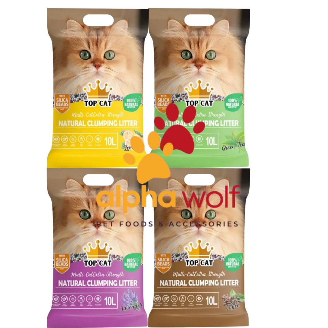 Top Cat Litter Sand Natural Clumping Litter 10L | Shopee Philippines