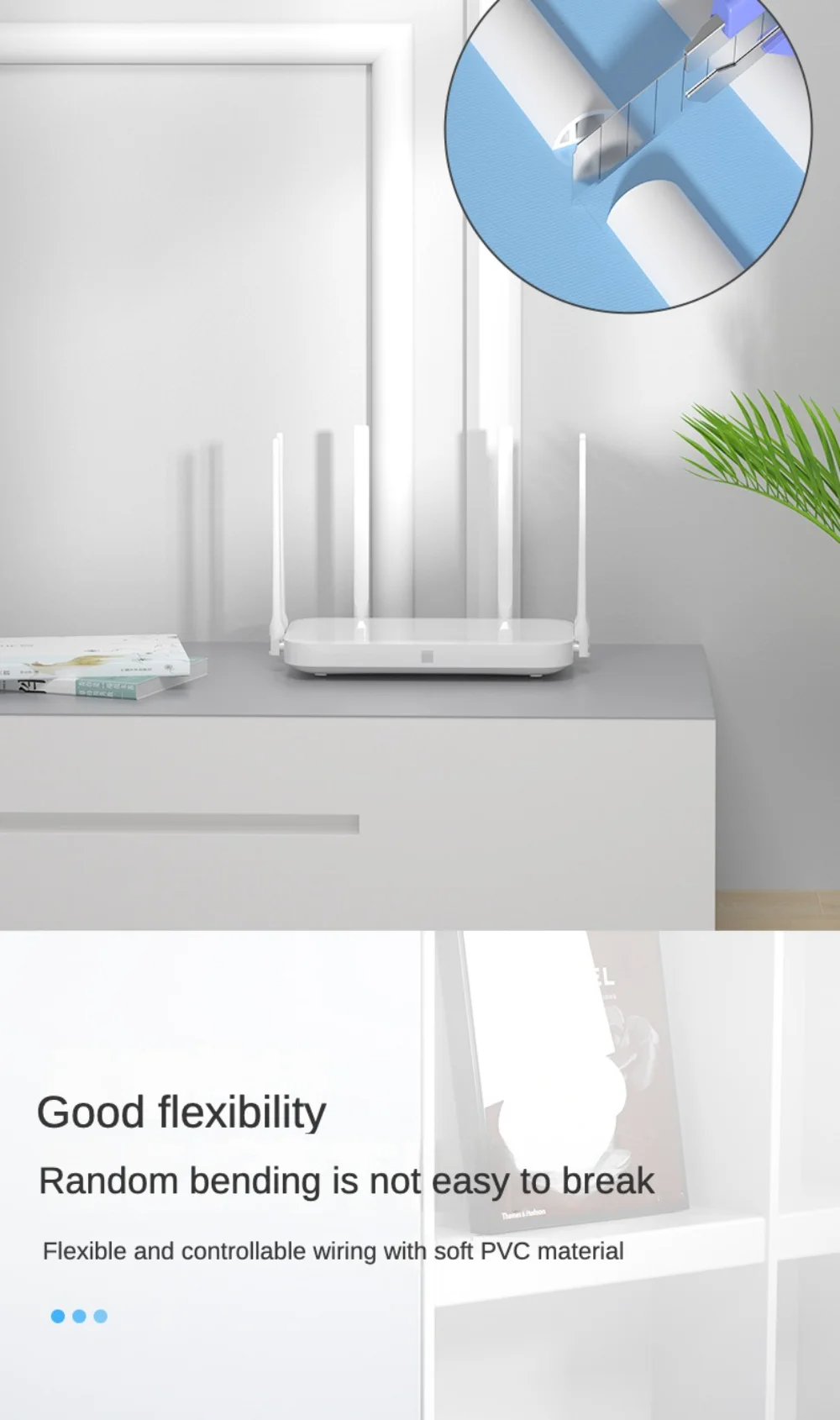 Pvc Floor Wire Protection Bar Rubber Wire Storage Slot Wire Cover ...