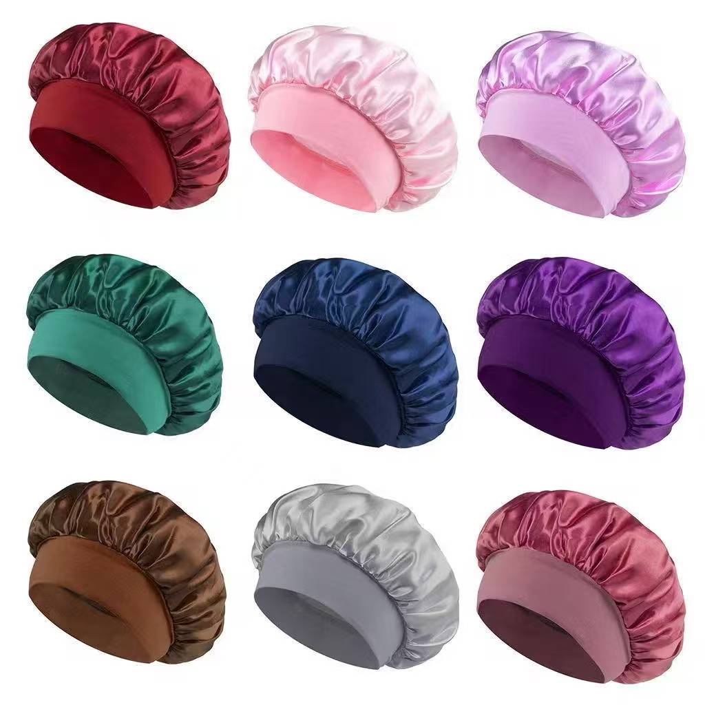 High Elasticity Sleep Cap #BN-023 Long Hair Care Women Head Wrap Soft ...