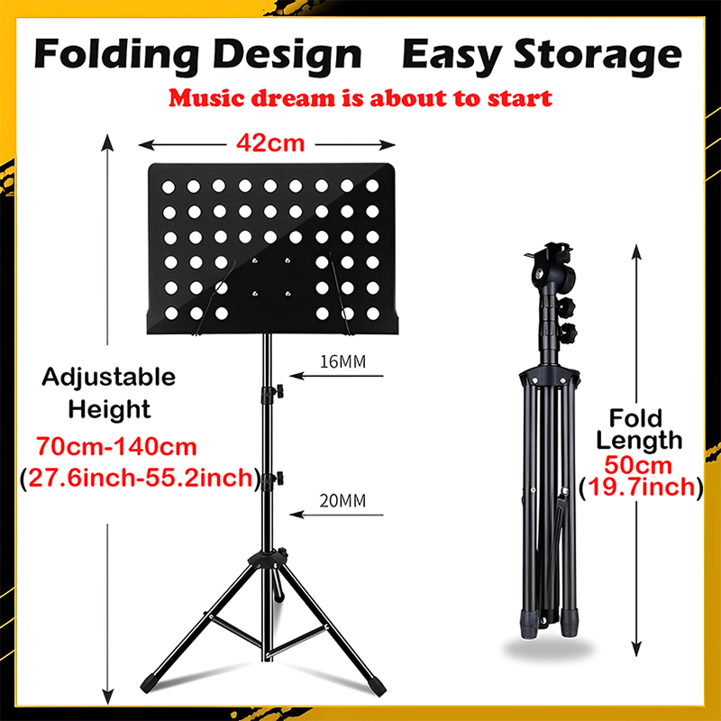 Heart String Music Sheet Stand Lyrics Stand Tripod Metal Music Stand ...