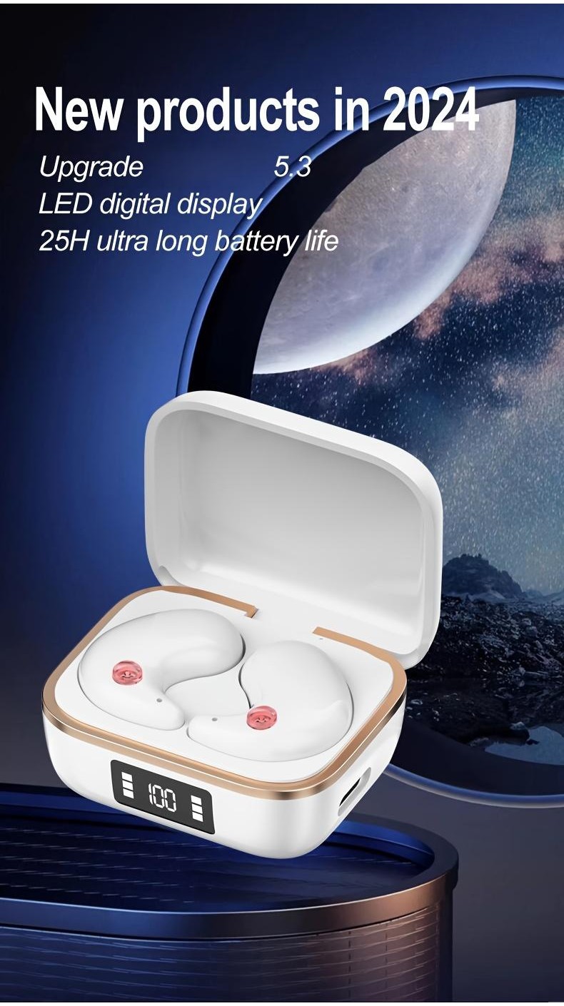 True Bluetooth Earphone TWA Wireless Headset Bluetooth 5.3 TWS HD ...
