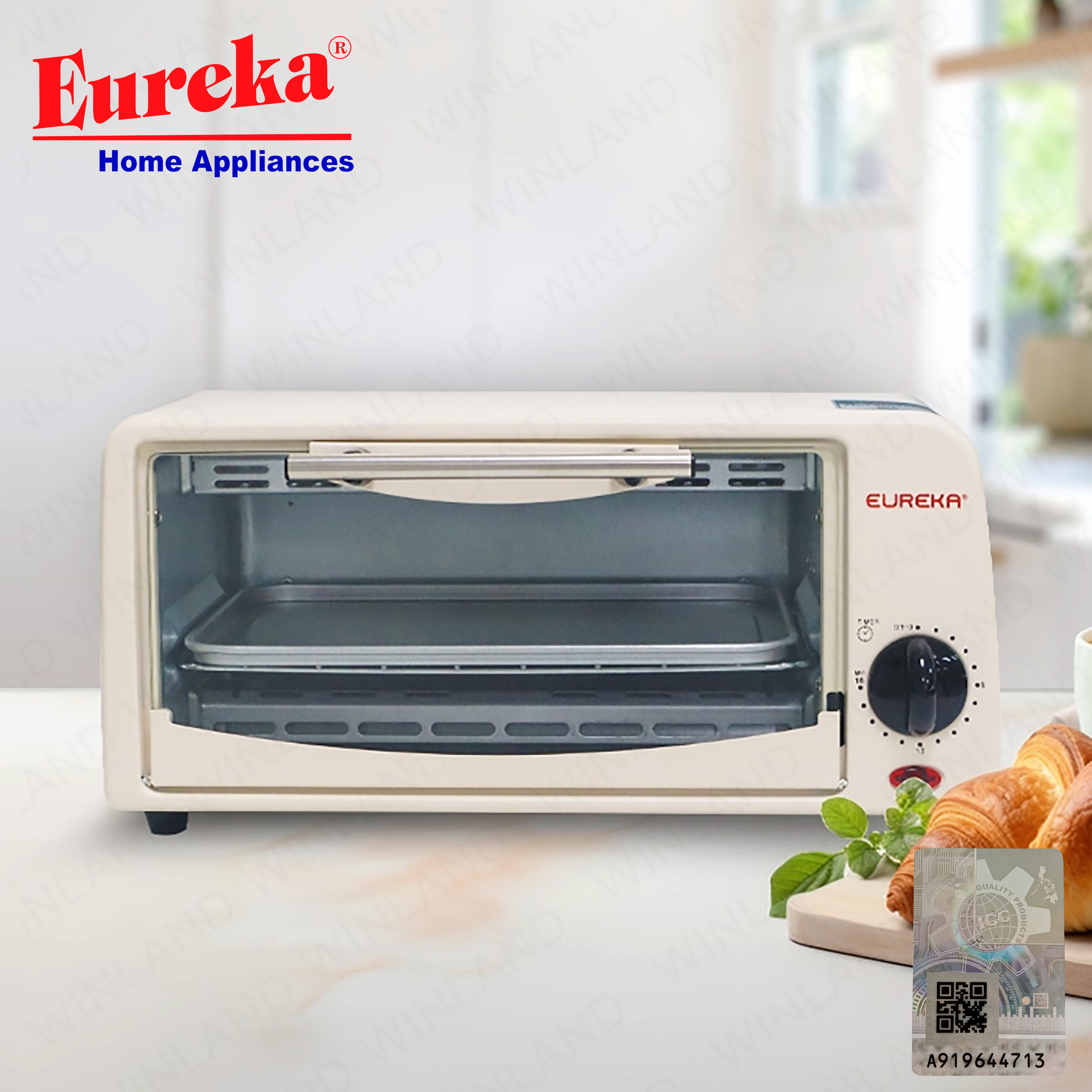 Eureka by Winland 6.0Liters Electric Oven Toaster Bake Toast EEOT-6LS ...