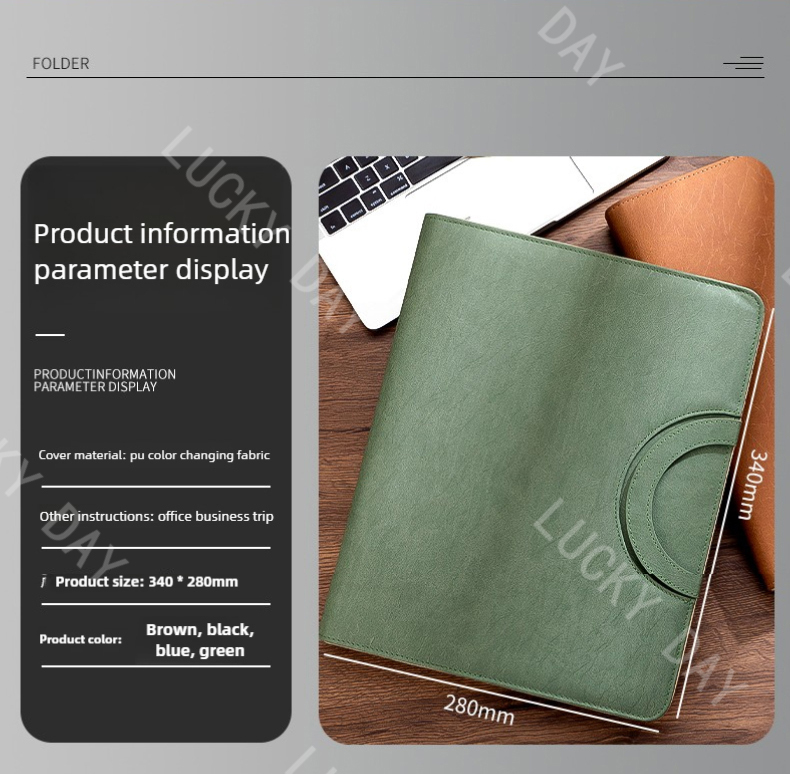 folder organizer for document organizer long size Leather document bag ...