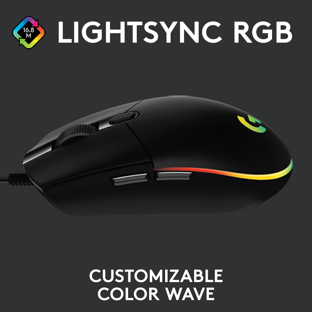 Original Logitech G102 Generation Wired Gaming USB Optical Mouse 8000 ...
