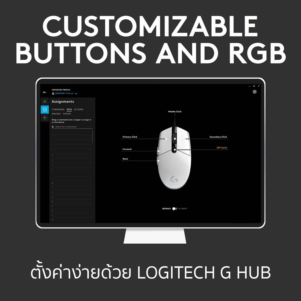 Original Logitech G102 Generation Wired Gaming USB Optical Mouse 8000 ...